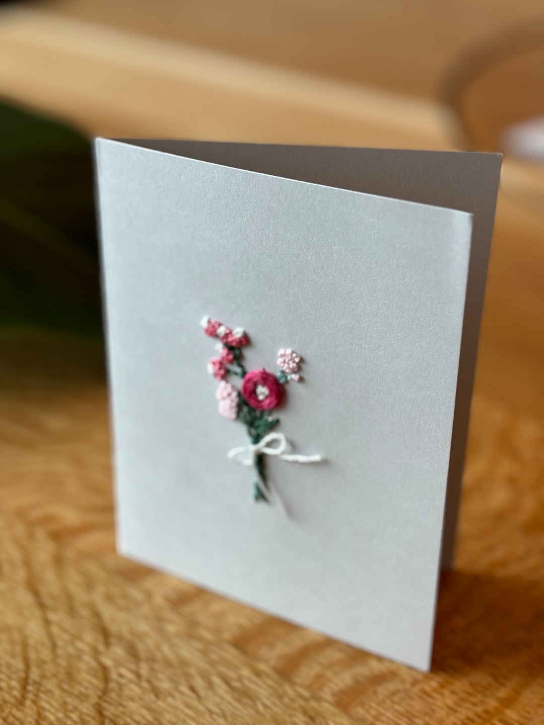 Hand Embroidered Greeting Card Set - Etsy