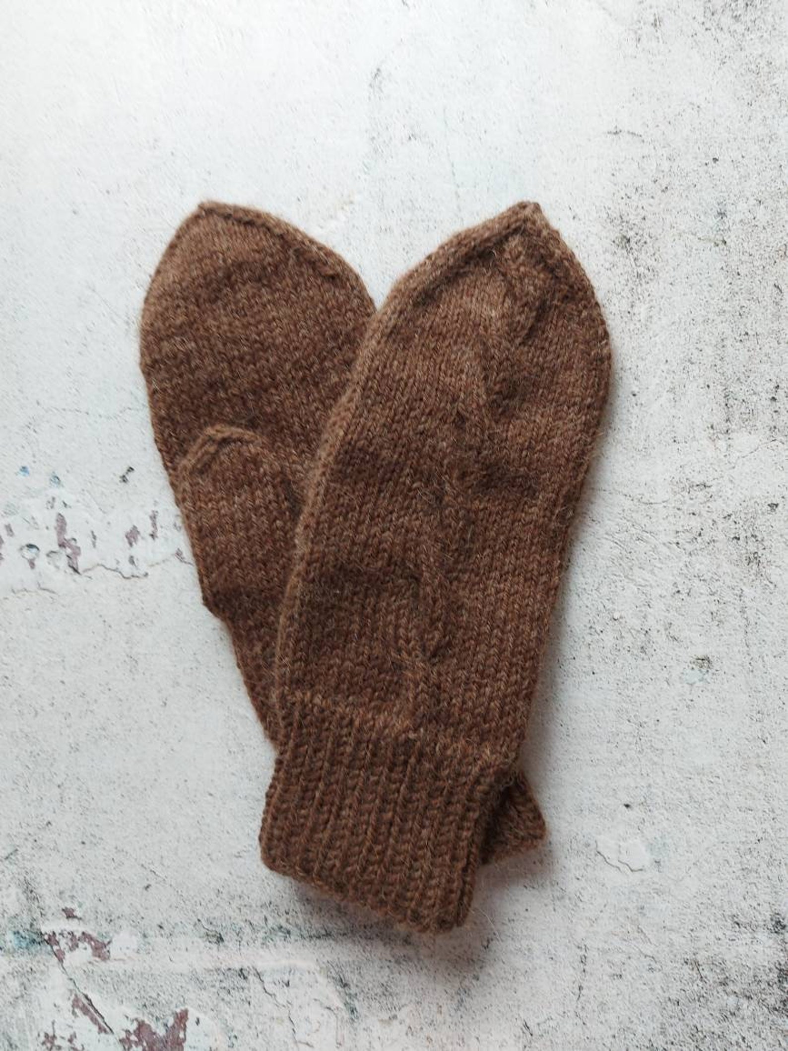 Alpaca Wool Mittens Warm Winter Mittens Women's | Etsy