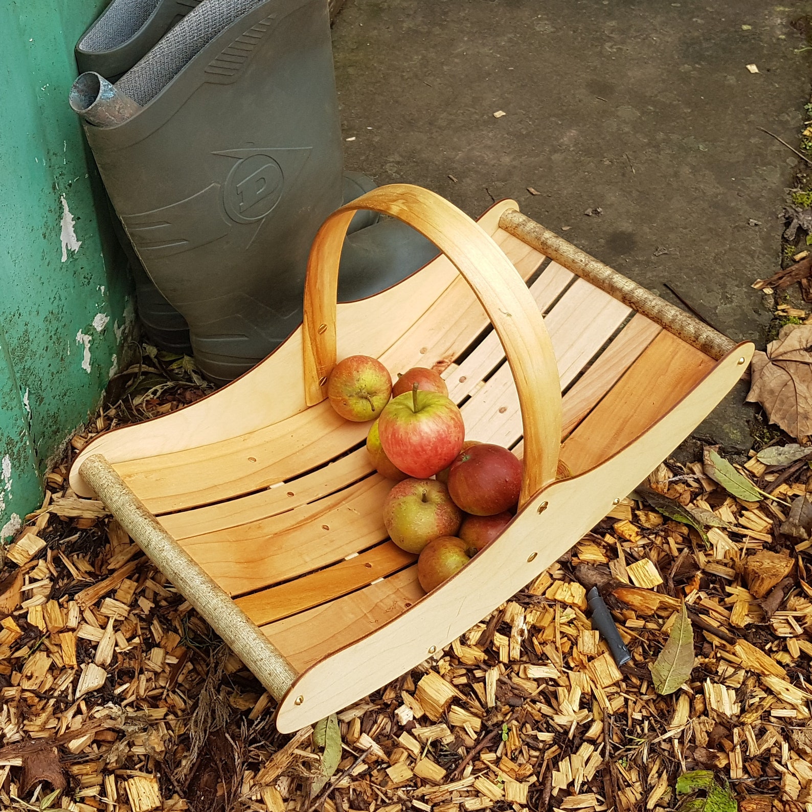 Vegetable basket for your allotment gardener gifts garden | Etsy