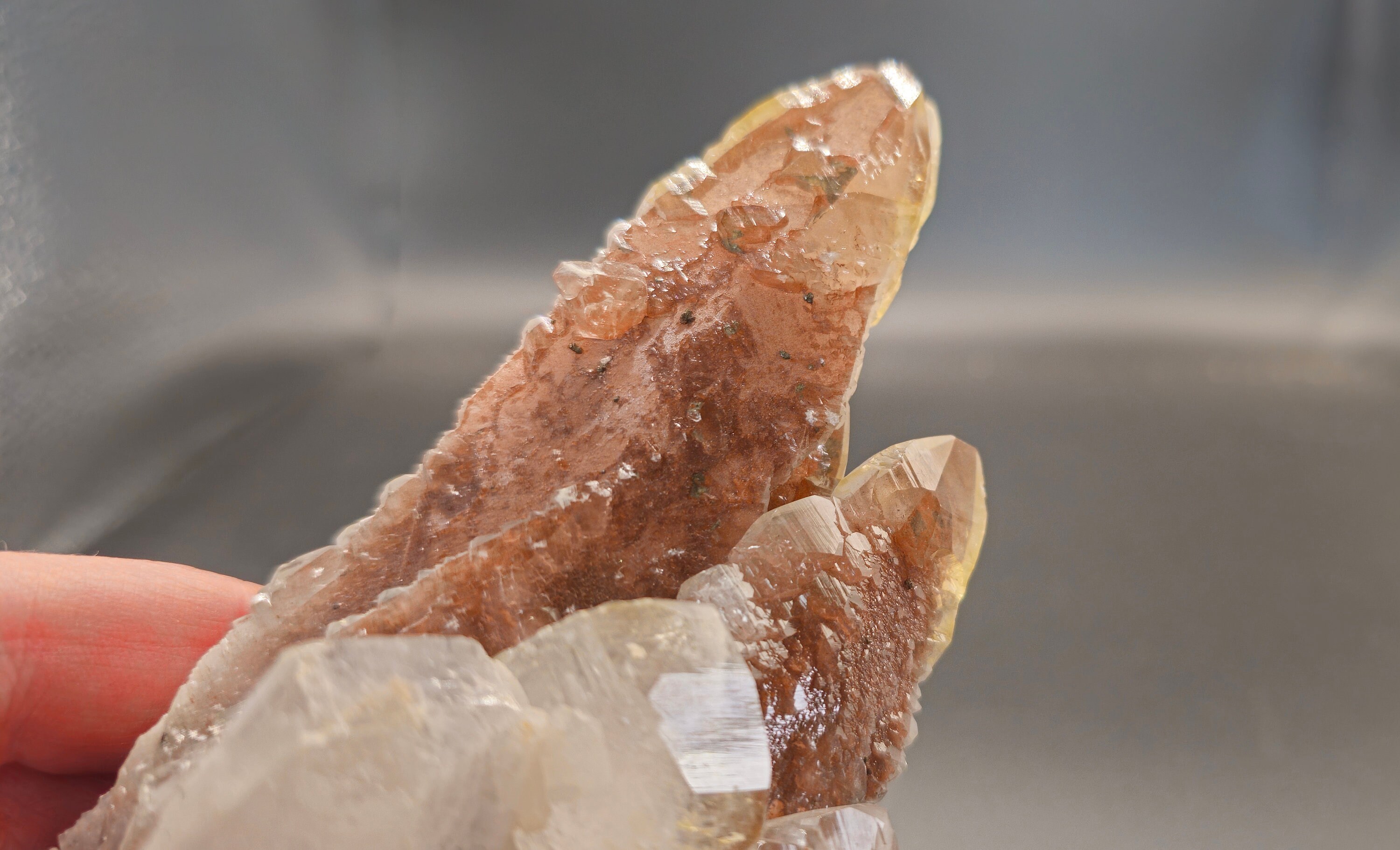 Red Phantom Calcite Twin - Etsy