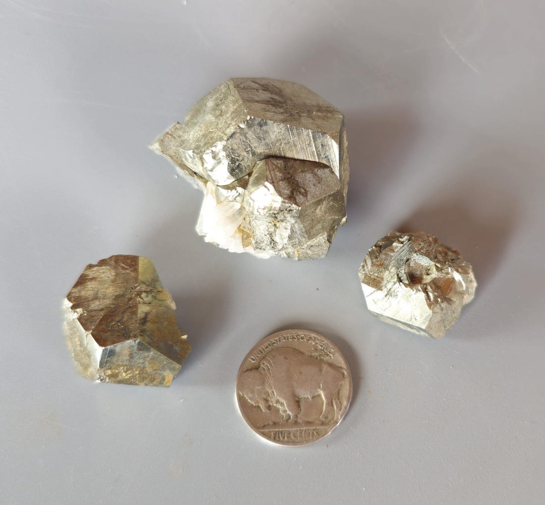 Pyrite Specimen From Spruce Ridge, Washington State Lot of 3 - Etsy