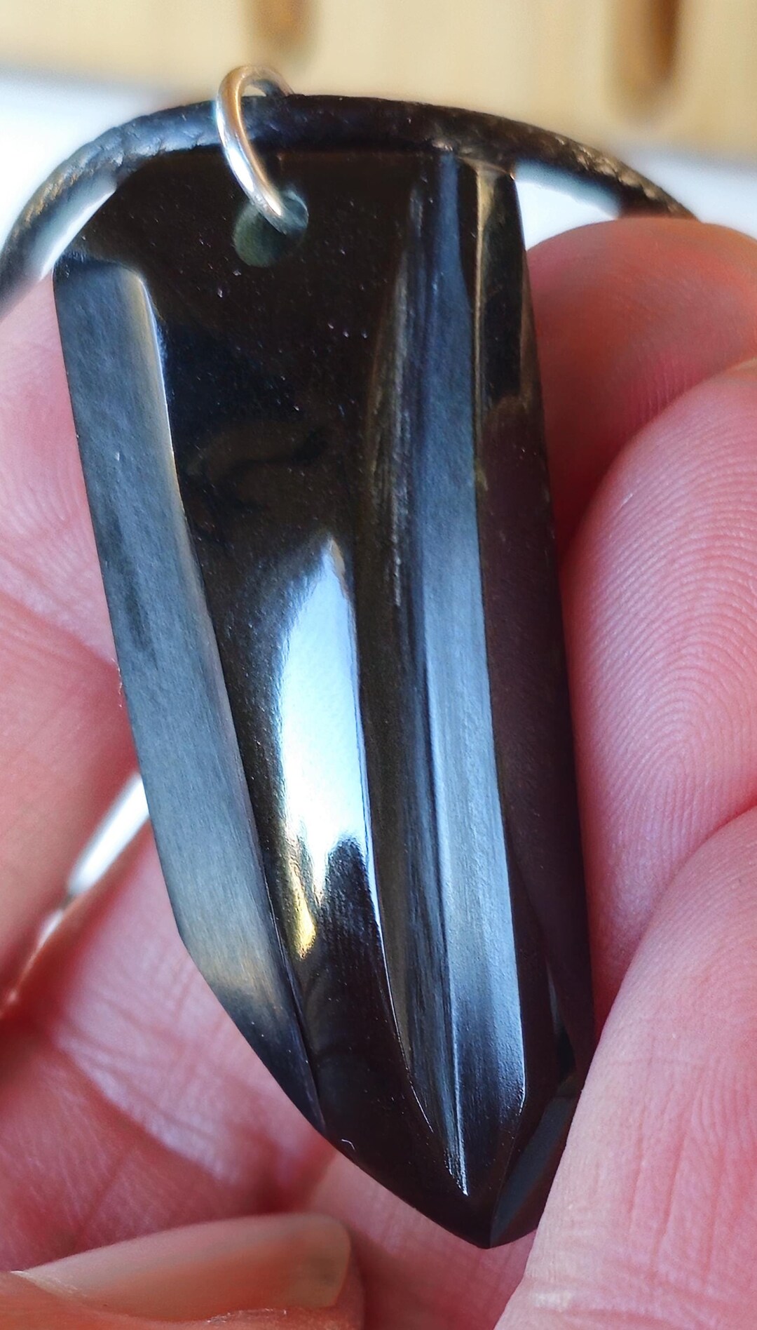 Wyoming Jade Edwards Black Jade Carved Pendant - Etsy
