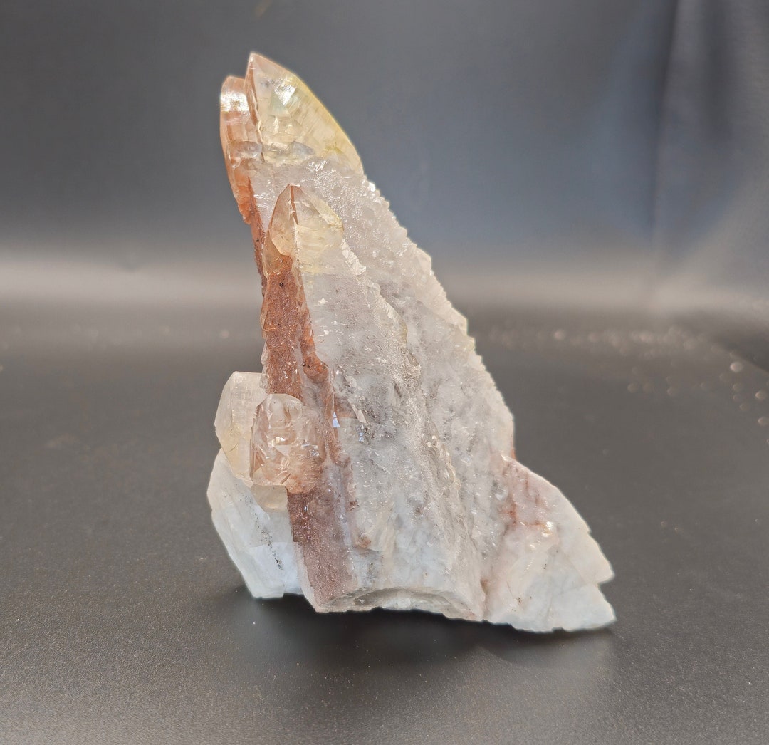 Red Phantom Calcite Twin - Etsy