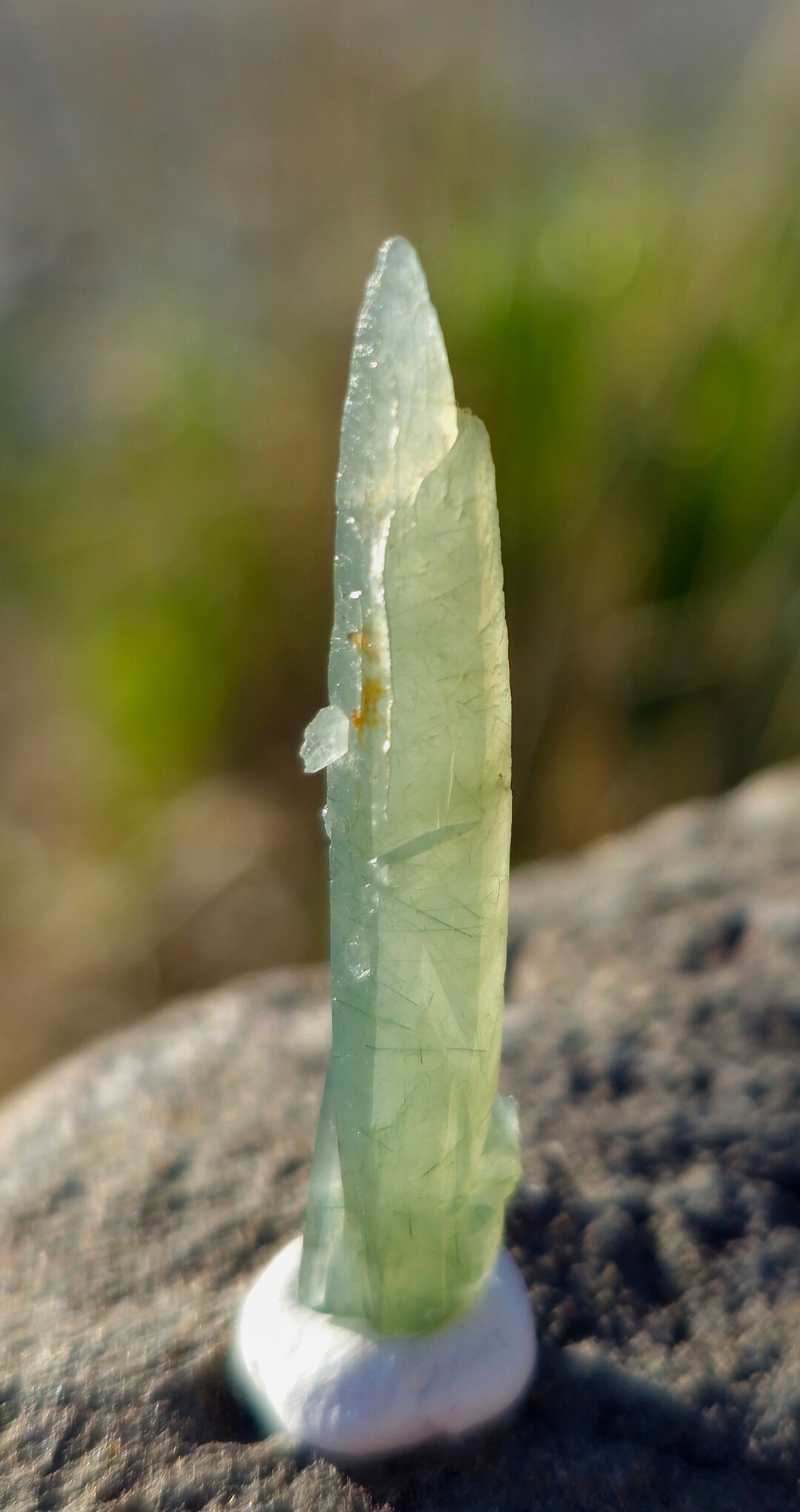 Tessin Prasem Quartz Crystal From Seriphos, Greece-2 - Etsy