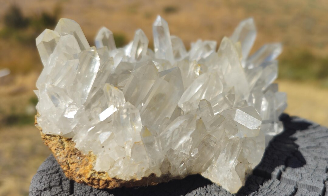 Quartz Crystal Plate From Spruce Ridge, Washington State-1 - Etsy