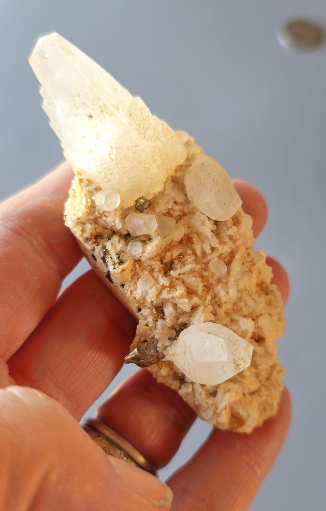 Calcite, Pyrite and Ankerite Specimen, Spruce Mine, WA State - Etsy