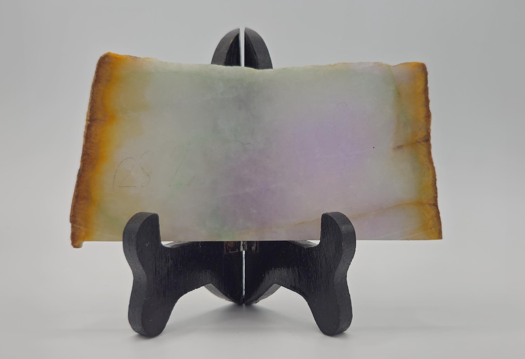 Lavender and Green Jadeite Slab From Myanmar - Etsy