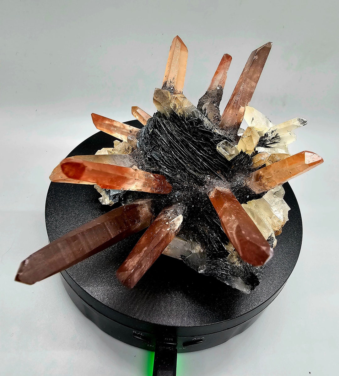 Chinese Red Quartz With Hematite Rosette 1 - Etsy