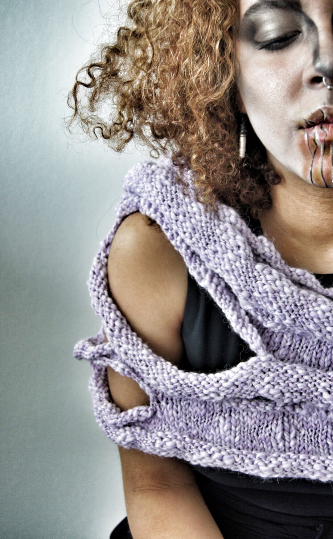 Shoulder Wrap . Hand Knit . Contemporary Shoulder Wrap . Shawl - Etsy