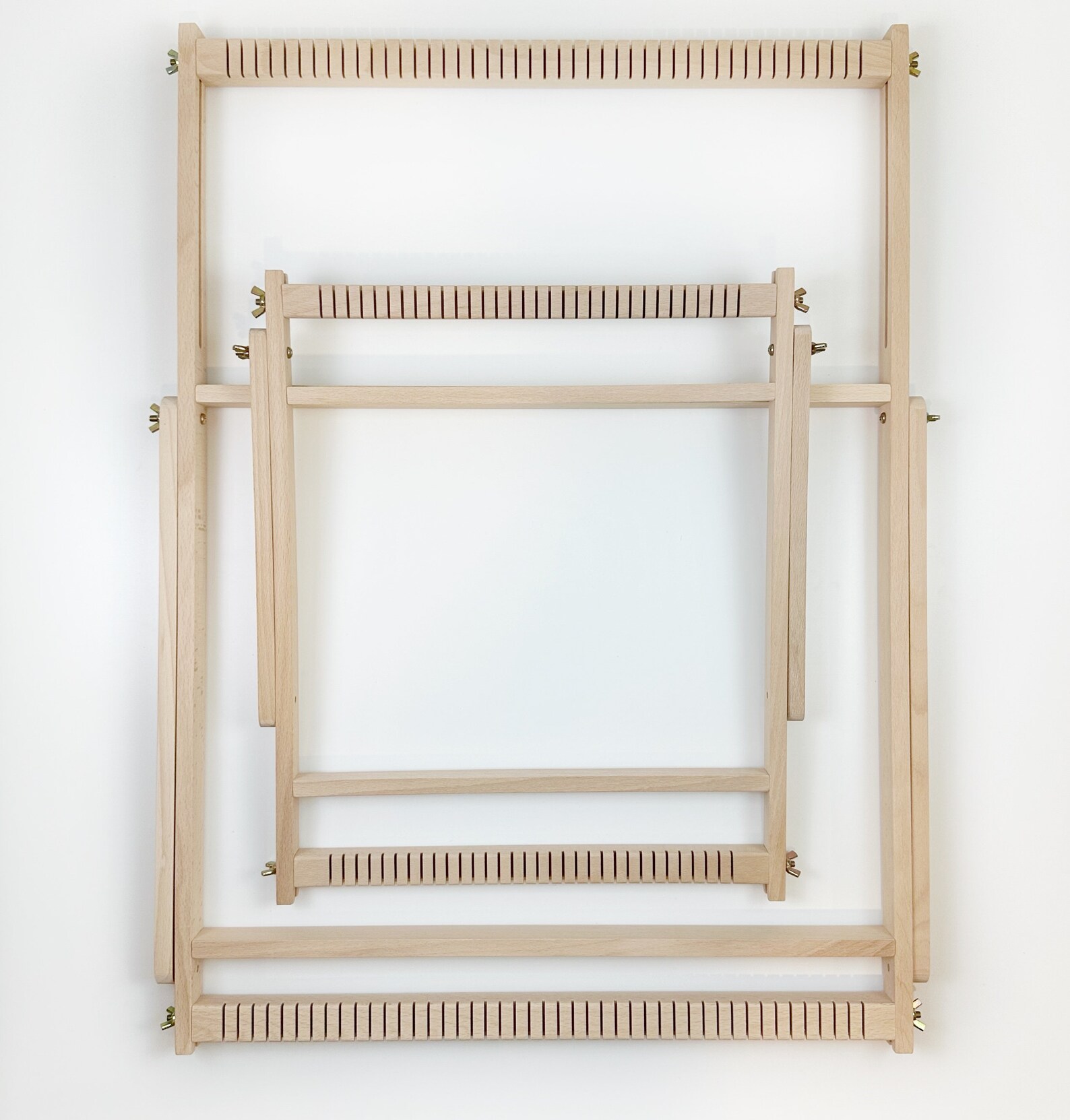 Weaving Loom . Two Sizes . Beech Wood . Table Top Loom . Wooden Frame ...