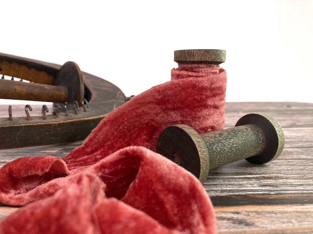 Frayed Velvet Ribbon , Wedding Ribbon . Soft Ribbon . Weaving Supplies ...