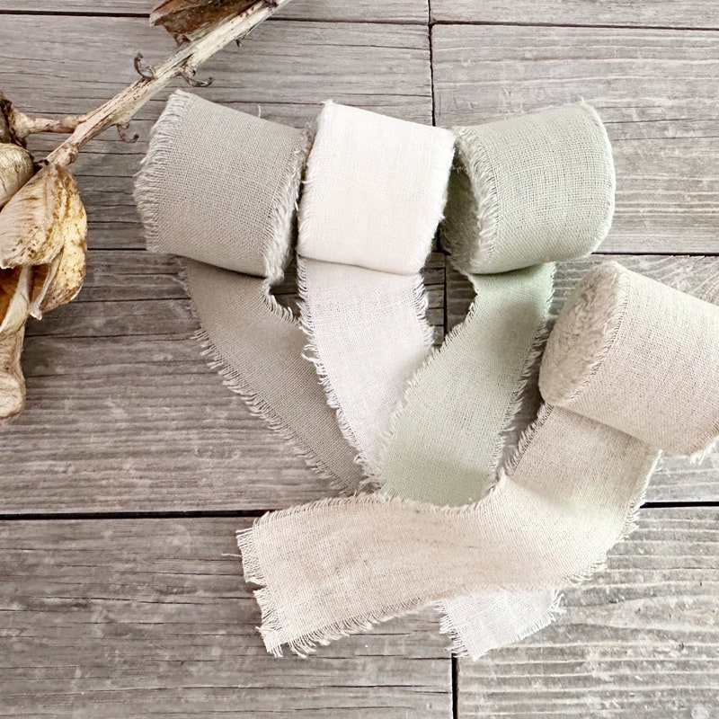 Linen Ribbon - Etsy