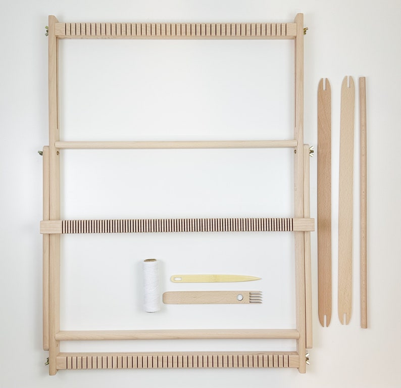Weaving Loom . Two Sizes . Beech Wood . Table Top Loom . Wooden Frame ...