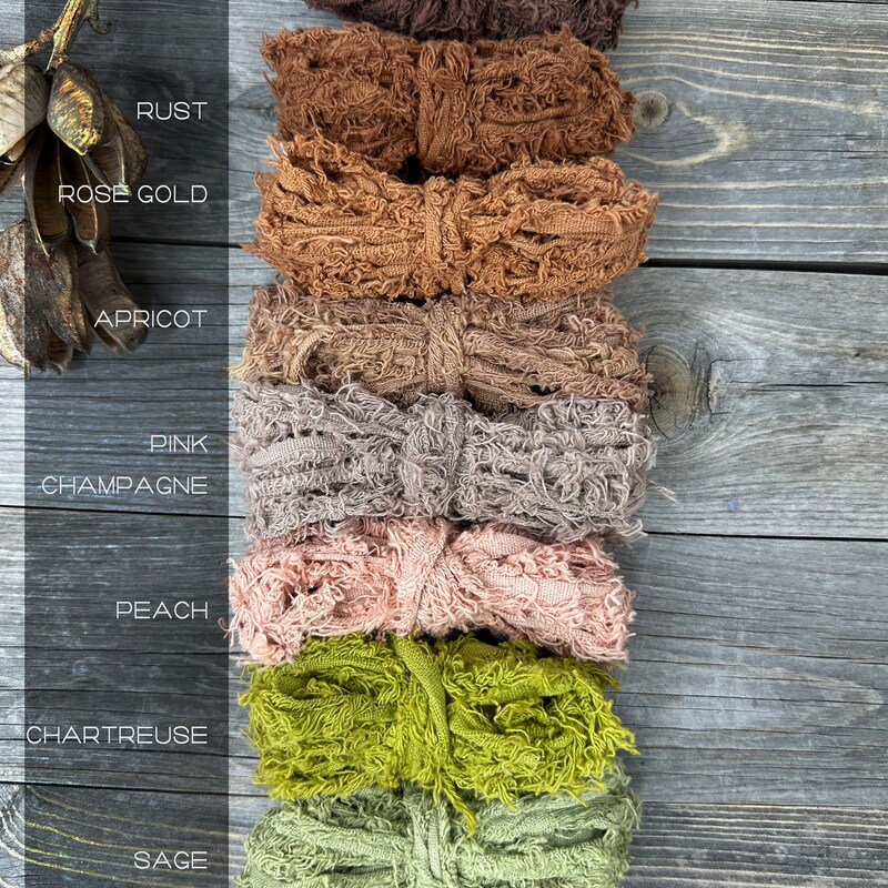 Cotton Ribbon Yarn - Etsy