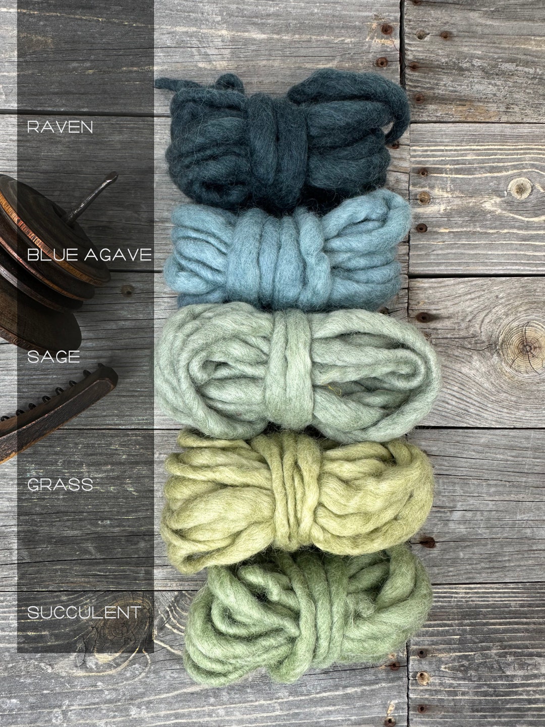 Thick and Thin Felted Yarn . Soft Bulky Yarn . Weaving Supplies ...