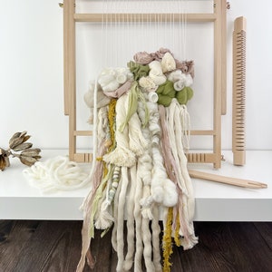 Weaving Loom . Two Sizes . Beech Wood . Table Top Loom . Wooden Frame ...