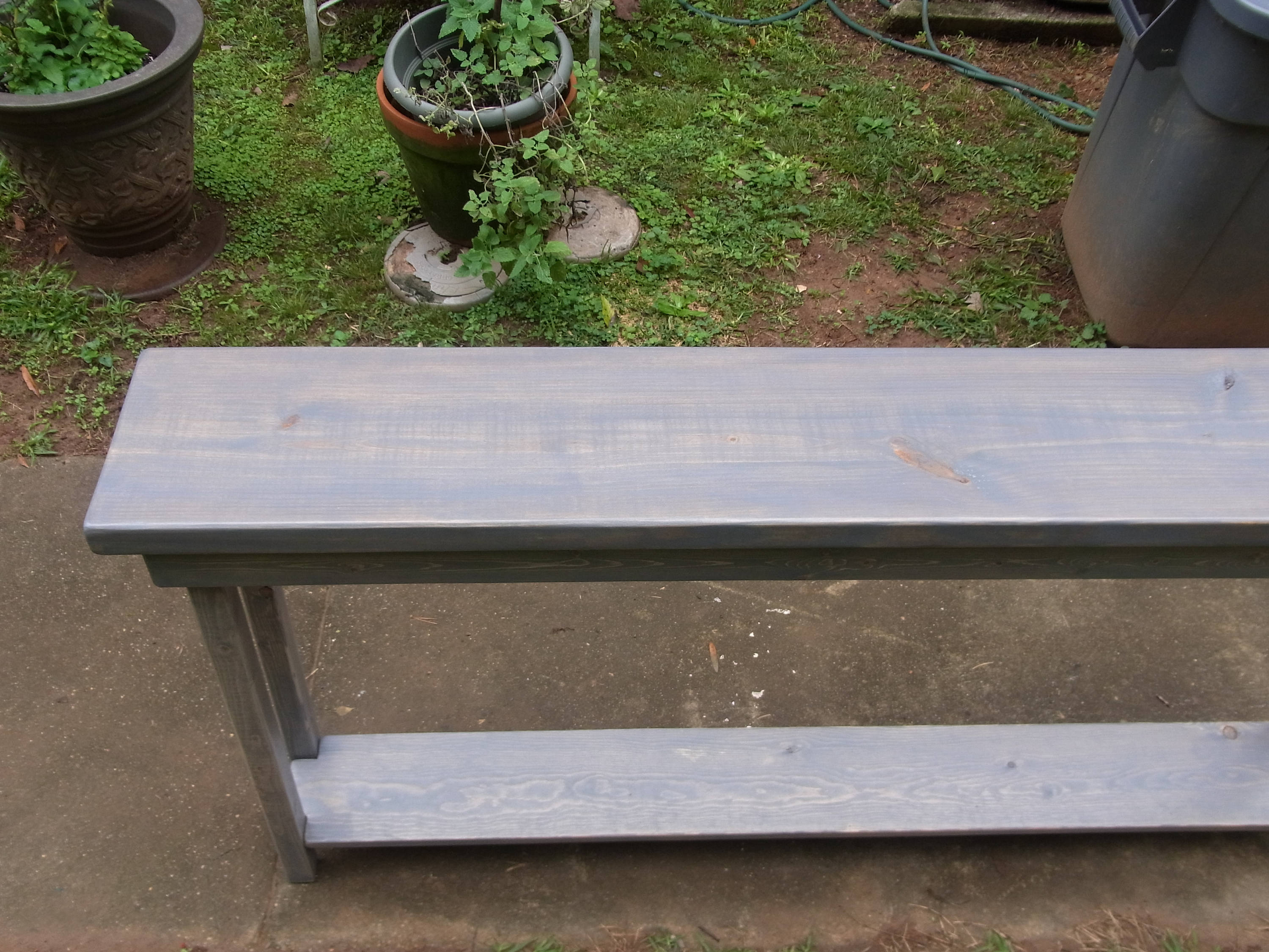 60 Inch Rustic Console Table Extra Narrow Sofa Table Entryway | Etsy