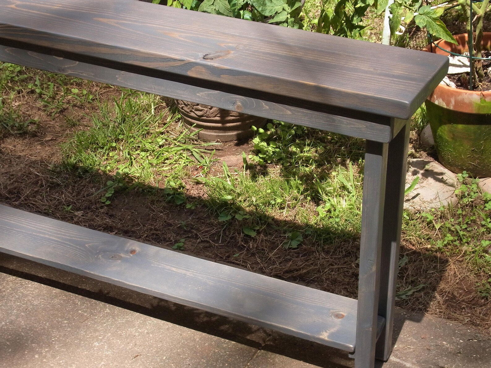 84 Rustic Console Table Extra Narrow Sofa Table Entryway - Etsy