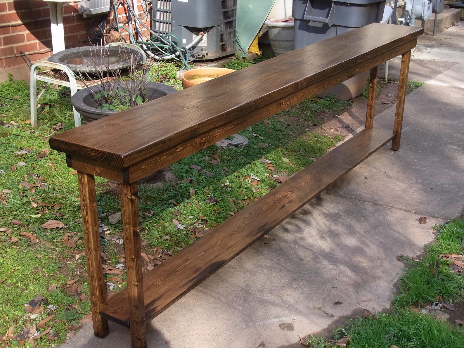 Custom Build for You: 84x14x30 Inch Rustic Console Table Sofa - Etsy