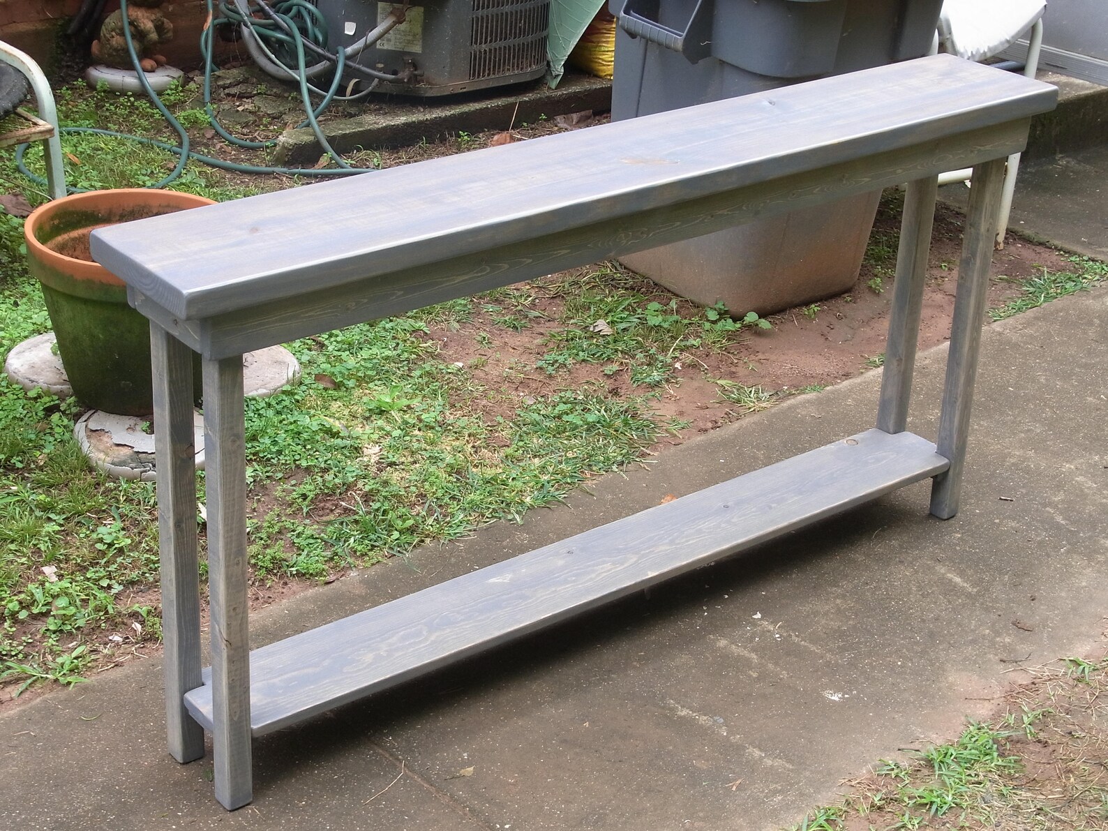 60 Inch Rustic Console Table Extra Narrow Sofa Table Entryway - Etsy 60 Inch Rustic Console Table Extra Narrow Sofa Table Entryway - Etsy