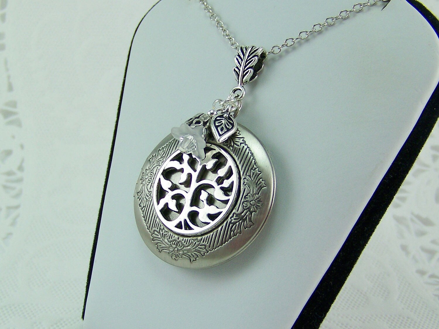 Tree of Life Locket Tree Roots Locket Family Tree Locket | Etsy