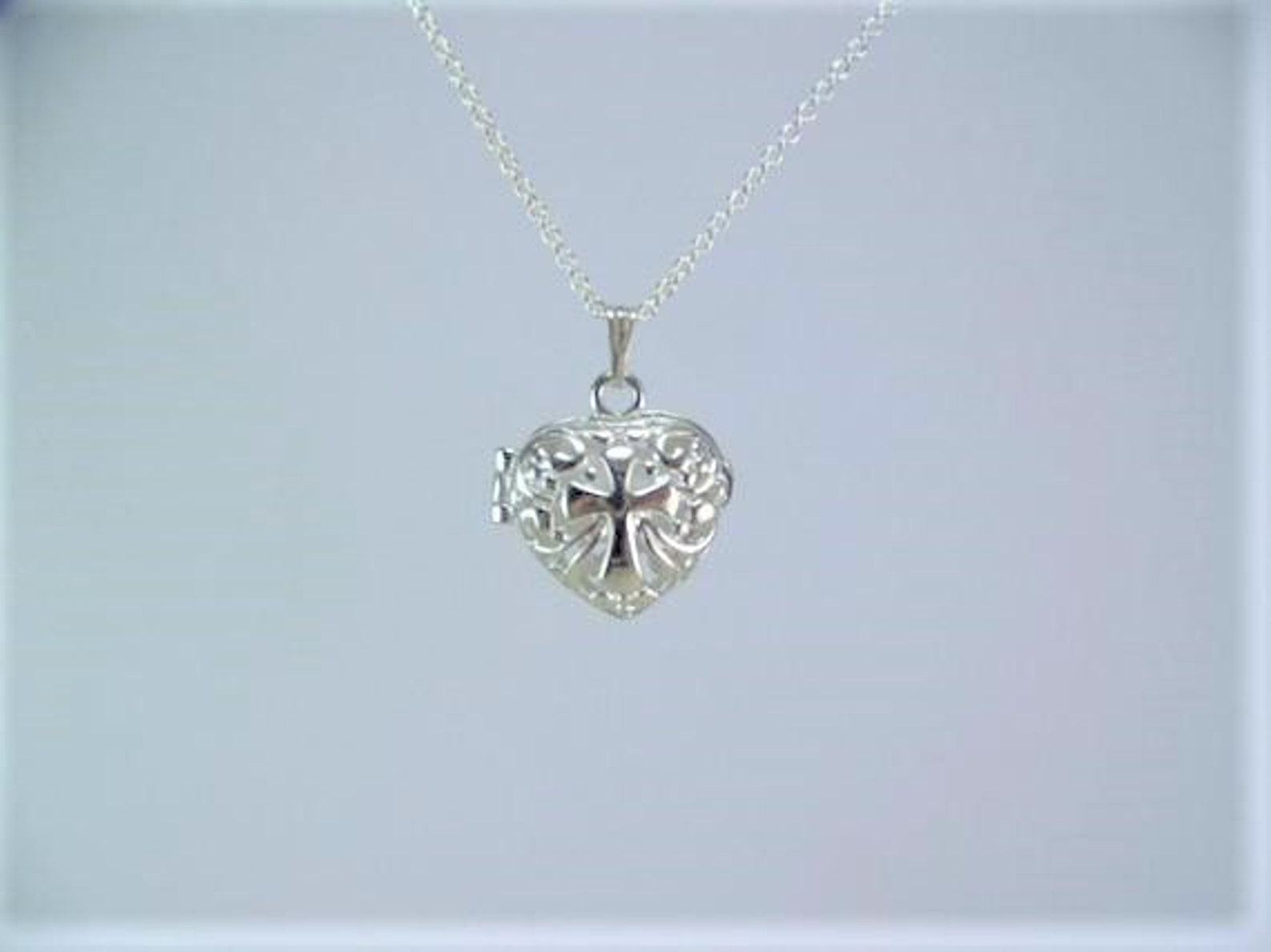 Filigreed Cross Locket, Wish Locket, Keepsake Locket, Heart Locket ...