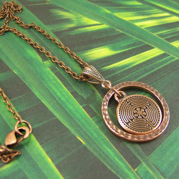 Labyrinth Necklace - Etsy
