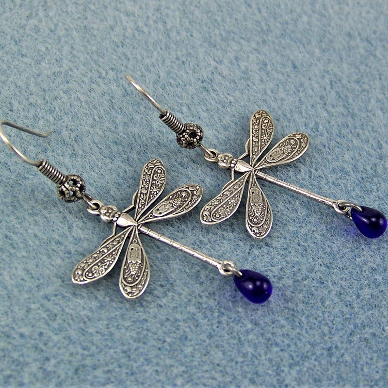 Antique Cobalt and Silver - Etsy