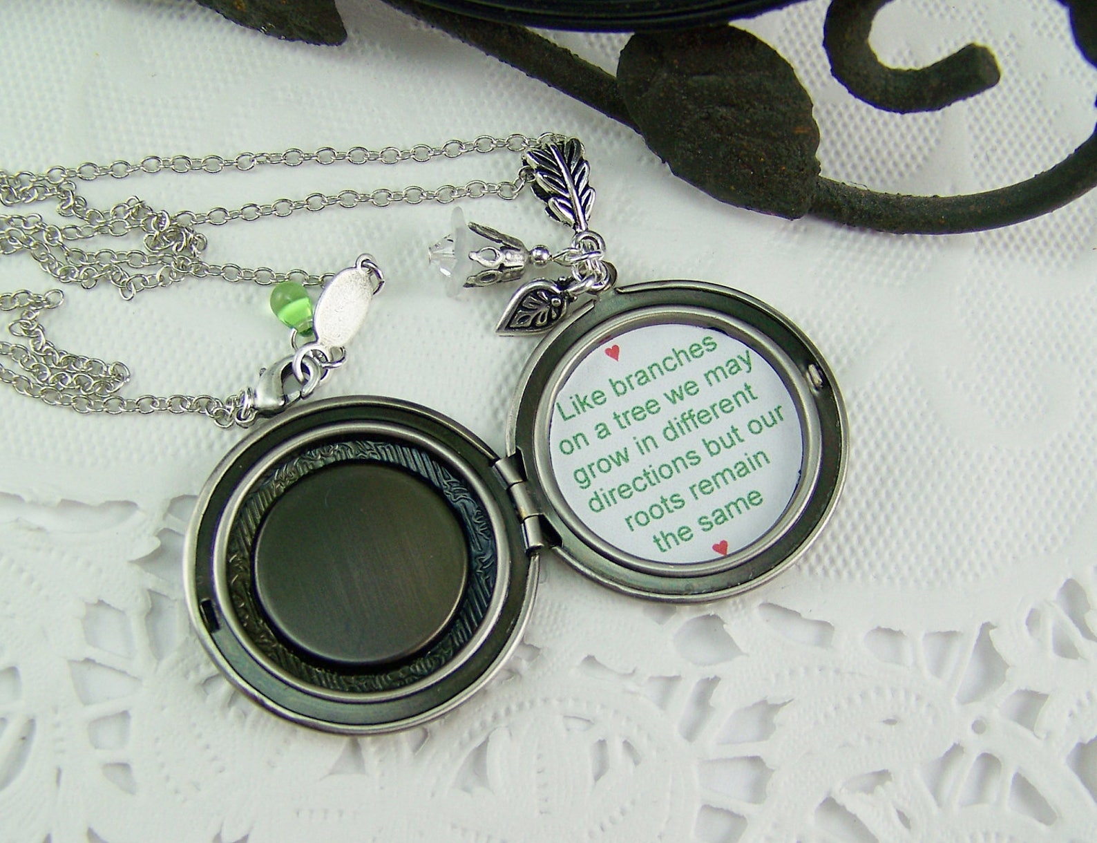 Tree of Life Locket Tree Roots Locket Family Tree Locket - Etsy