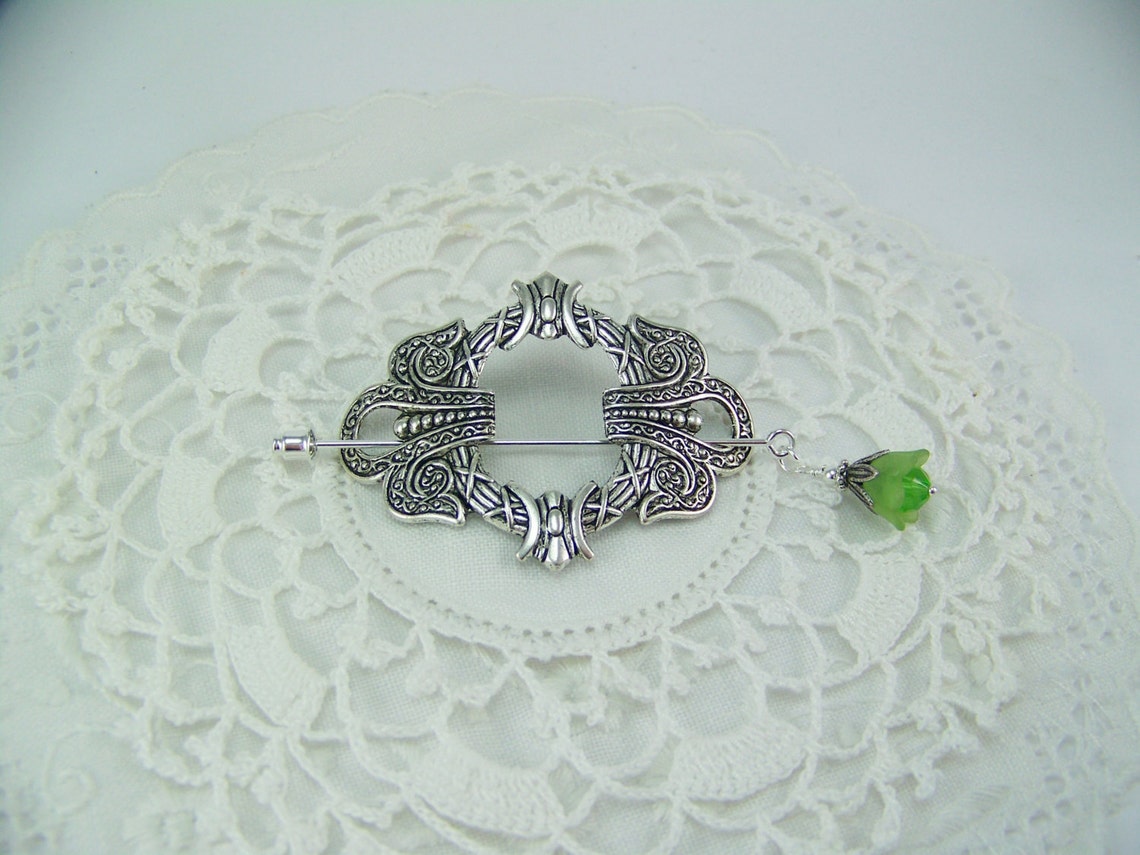 Shawl Pin Scarf Pin Sweater Pin Celtic Pin Large Shawl | Etsy