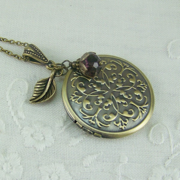 Birthstone Locket - Etsy