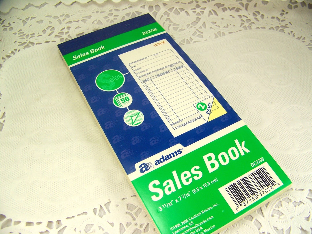 DESTASH, Sales Recipt Book, Scrapbooking Supplies, Sales Order Book ...
