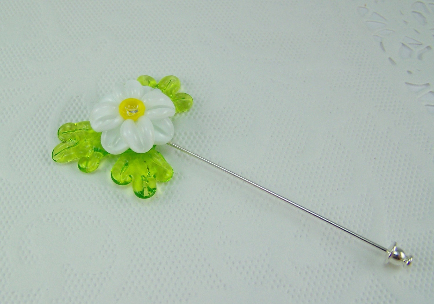 Daisy Pin Shawl Pin Sweater Pin Hat Pin Lapel Pin Hair - Etsy