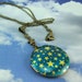 Star Locket, Blue Sky Locket, Celestial Locket, Night Sky Locket ...