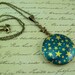 Star Locket, Blue Sky Locket, Celestial Locket, Night Sky Locket ...