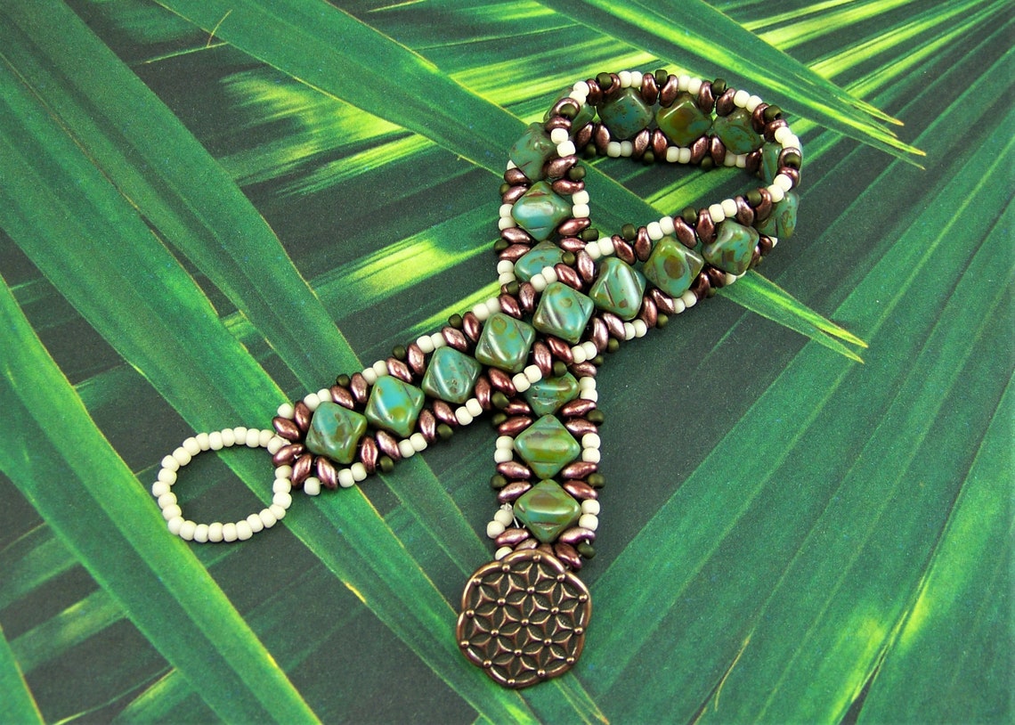 Silky Bead Bracelet Matubo Miniduo Bead Bracelet Hand - Etsy