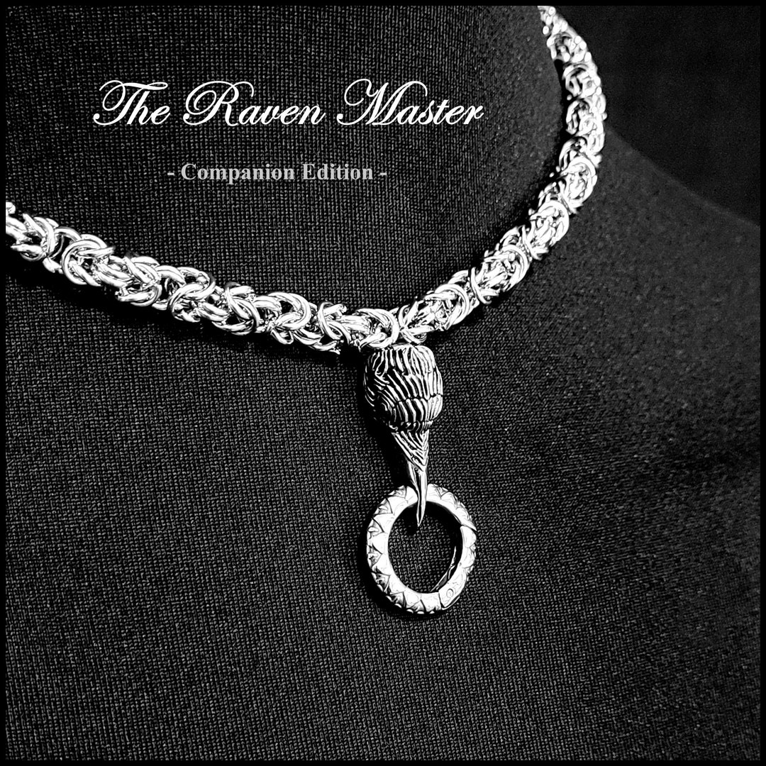 The Raven Master Companion Collar or Necklace With Thick 6mm ...