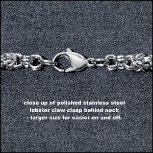 DLS Signature Design Day Collar With Chainmaille Link Chain With ...