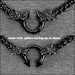 Black Hellhound Discreet Day Collar, Black Viking Braid Chain, Spike ...