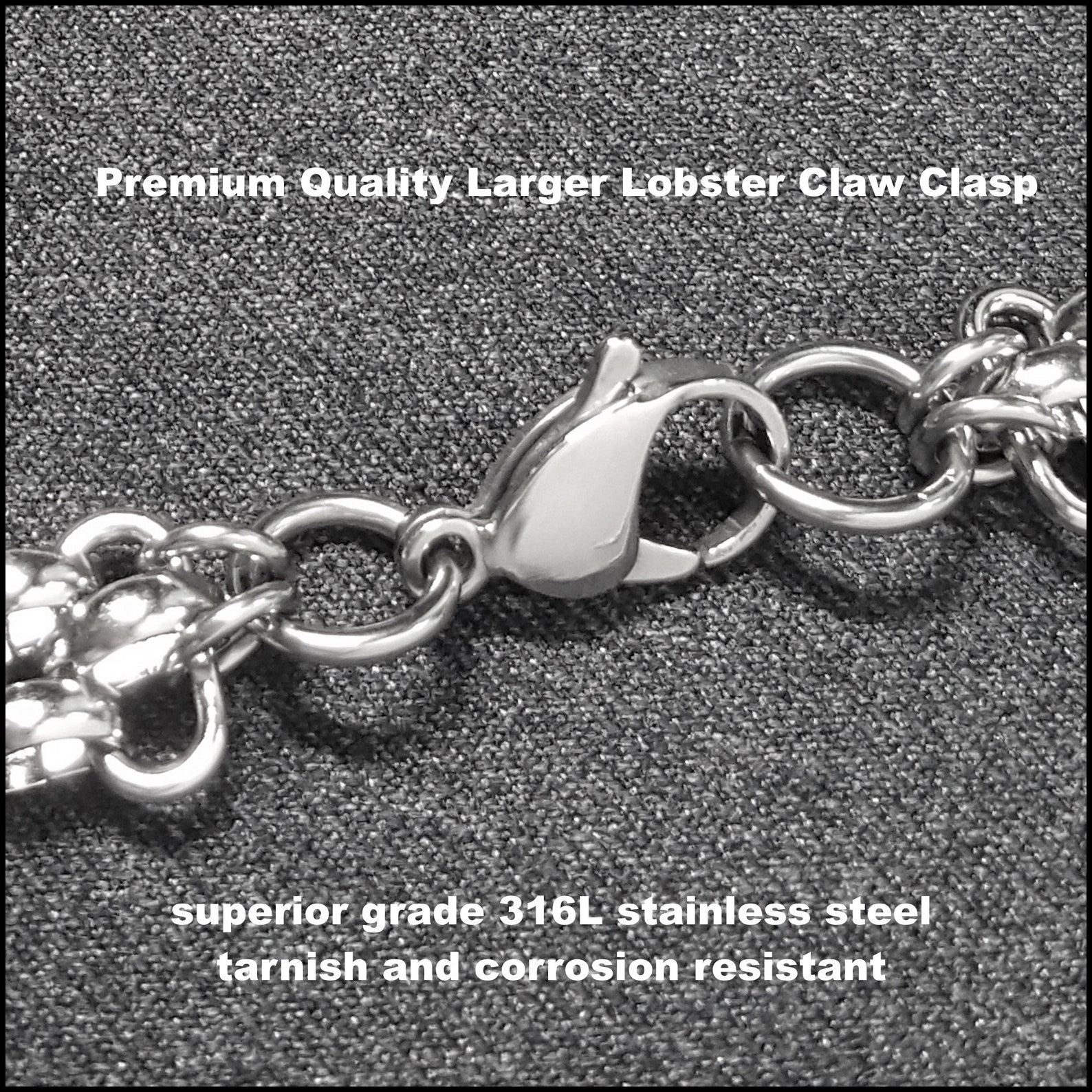 Warlock Warrior Wide Multi-link Design Chain Collar/necklace - Tarnish ...