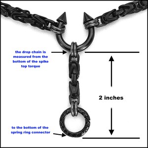 Devil's Delight Fiery Passion Discreet Day Collar and Drop Chain W ...