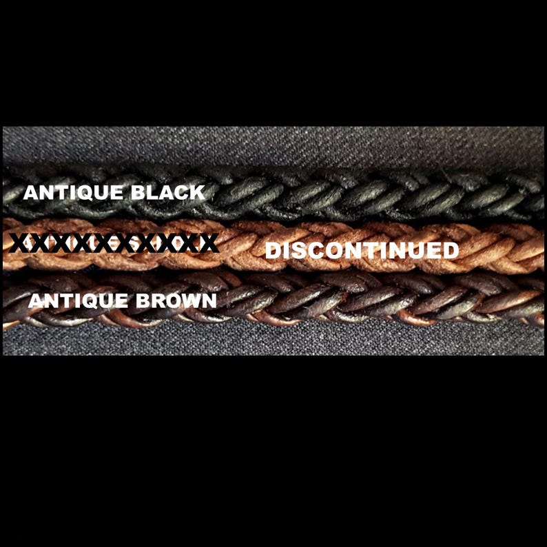 Black Guardian Wolves Tribal Braid Leather Collar/necklace W/spring ...