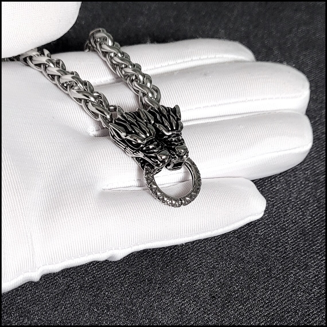 Locking Companion Wolves Discreet Day Collar W/ Polished - Etsy