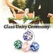 Wedding Unity Glass Wine Blessing Ceremony Unity Ceremony Keepsake With ...