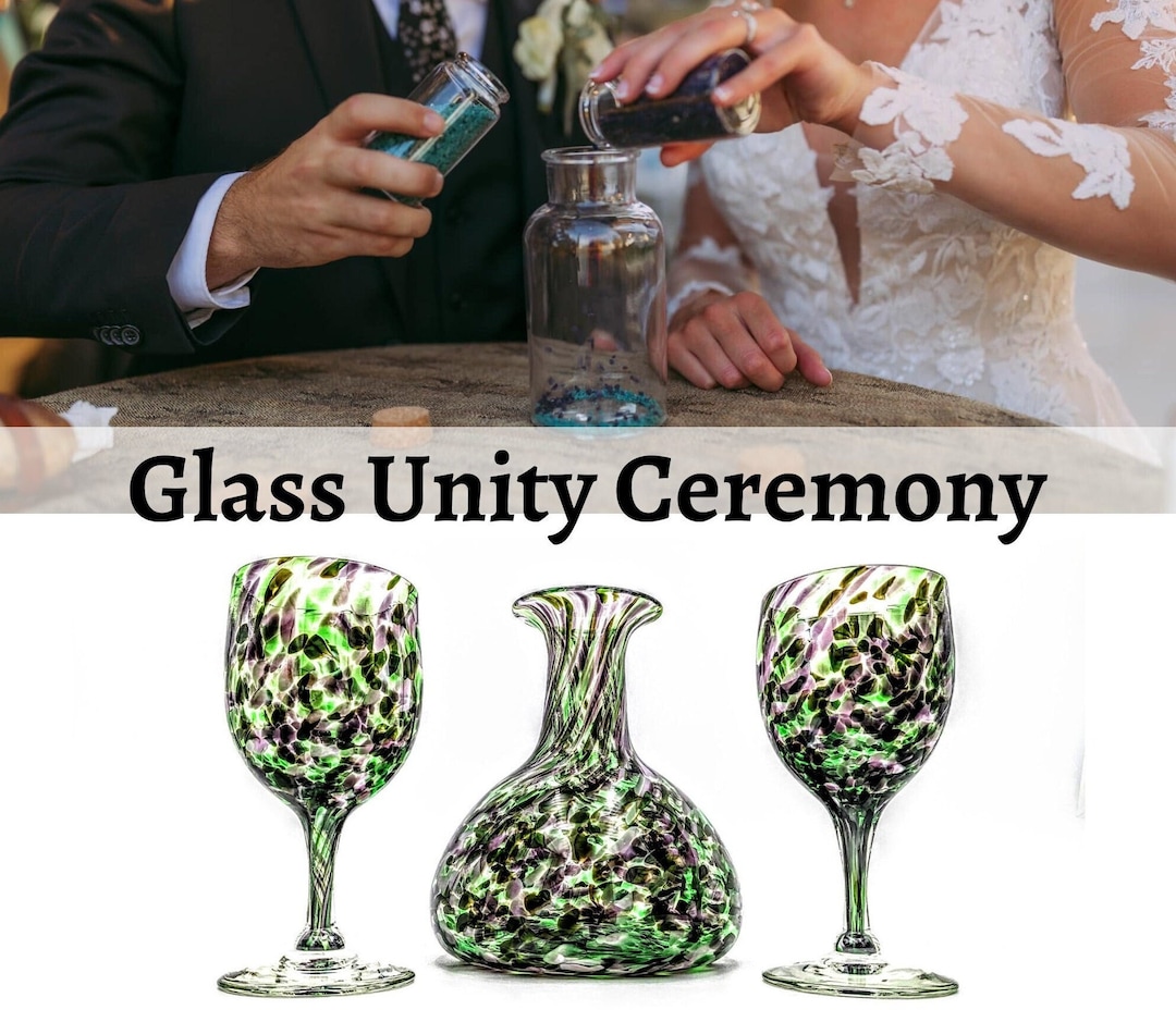 Wedding Unity Glass - Wine - Blessing Ceremony - Unity Ceremony ...