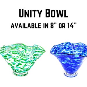 Wedding Unity Glass - Decorative Plate/bowl - Blessing Ceremony - Unity ...