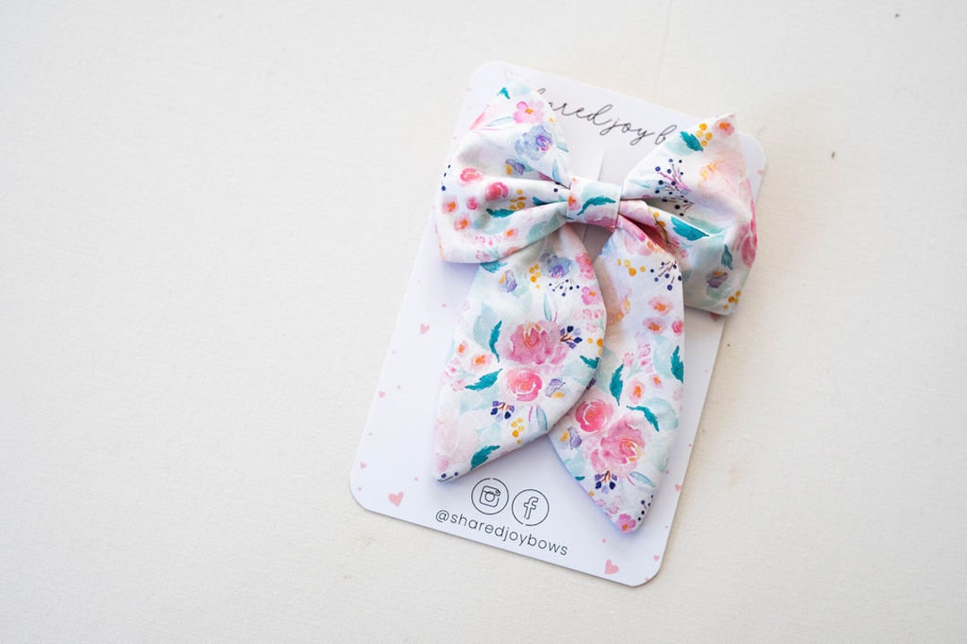 Classic Hair Bows Large Bows Summer Hair Bows Girls - Etsy