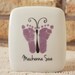 FOREVER PRINTS Baby Footprints: Ceramic Keepsake Box. In | Etsy