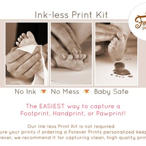FOREVER PRINTS Baby Footprints: Ceramic Keepsake Box. in - Etsy