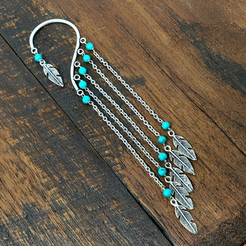 Blue Ear Cuff - Etsy